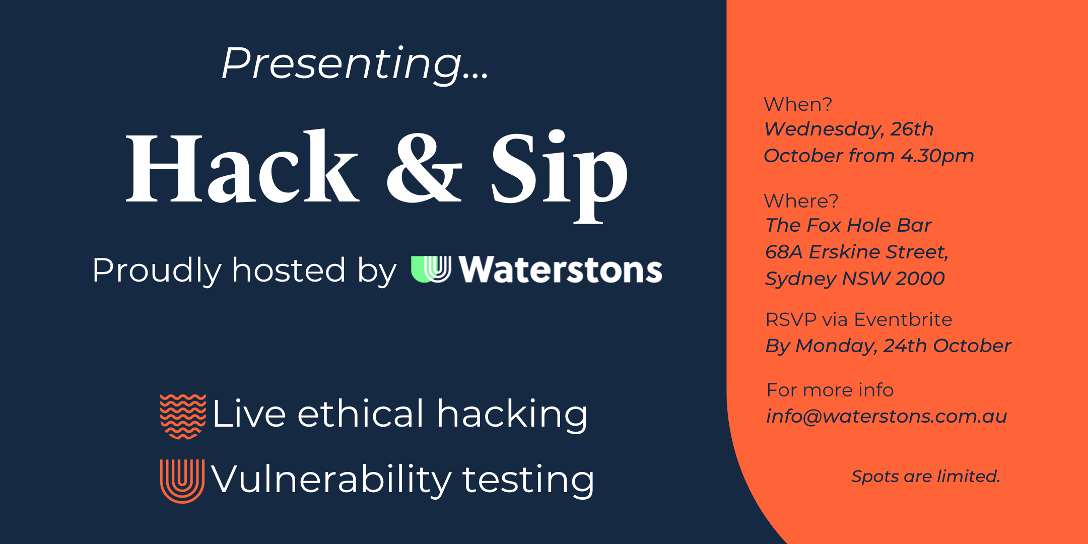 Hack & Sip | Waterstons